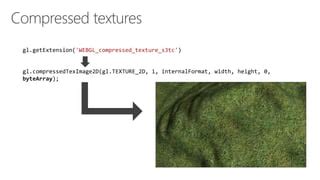 Back From BUILD WebGL PPT