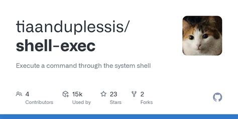 GitHub Tiaanduplessis Shell Exec Execute A Command Through The System Shell