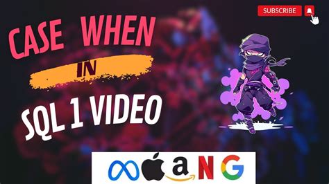 Case When In Sql 1 Video Crack Product Based In Sql Series By