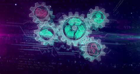 Data Managment Hologram Stock Footage Video Of Concept 148044536