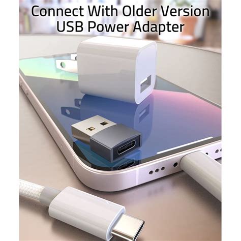 Lot De 2 Adaptateurs Usb C Femelle Vers Usb A Mâle Fonction Otg