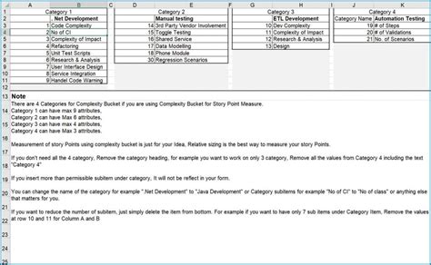 Product Backlog Excel Template Agile Digest