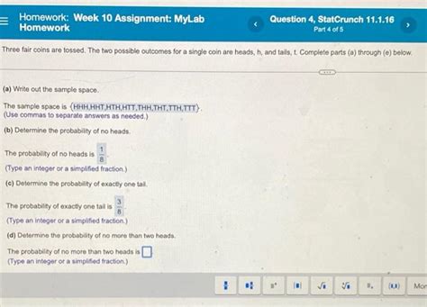 Solved Homework Week 10 Assignment Mylab Homework Question