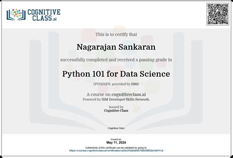 Nagarajan Sankaran On Linkedin Python 101 For Data Science By Ibm