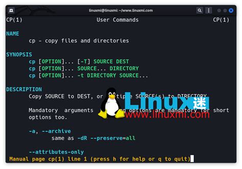 在 Linux 上获取命令行帮助的 种方法 Linux迷
