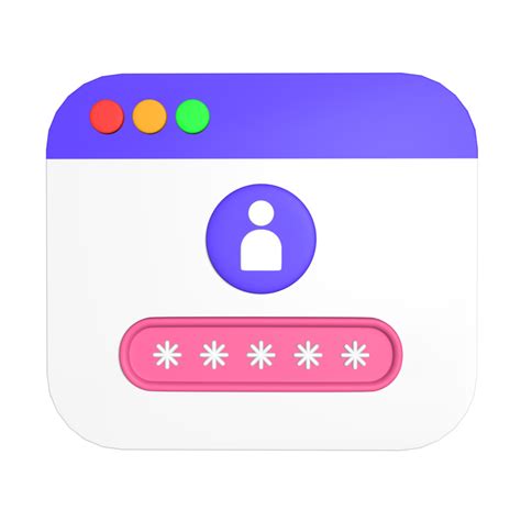 Stylized 3d Password Page Illustration 10998108 Png