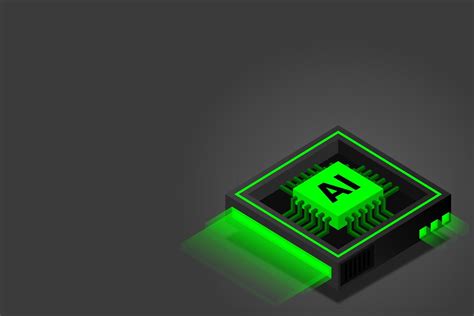 Artificial Intelligence Ai Web Banner Isometric Cloud Computing