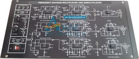 Frequency Division Multiplexer And Demultiplexer For Educational At