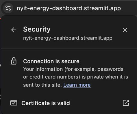 Error When Trying To Run App Your Connection Is Not Private