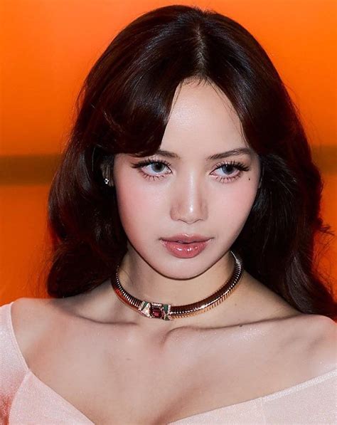 Lisa Face Card Black Hair Kpop Lisa Bp Lisa