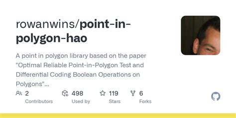 Github Rowanwins Point In Polygon Hao A Point In Polygon Library Based On The Paper Optimal