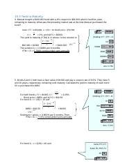 Bond Yield Calculation And Market Rate Determination Course Hero
