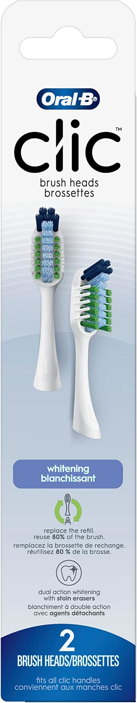 Oral B Clic Toothbrush Sensitive Clean Replacement Brush