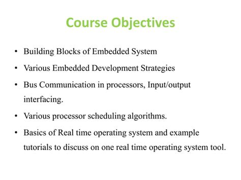 Embedded Systems Overview Pptx Operating Systems Computer Software And Applications