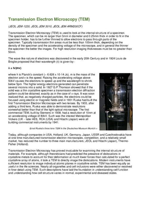 4 Transmission Electron Microscopy Pdf Files Download Free Collection Files