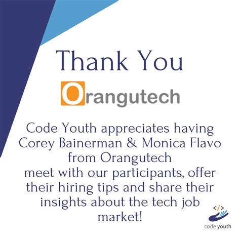 Code Youth On Linkedin Codeyouth Youthempowerment Giveback Thankyou Hiring Career Itjobs