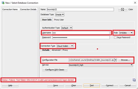 How To Login With Sys User As Sysdba In Oracle Autonomy Database Using