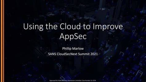 Using Cloud To Improve Appsec Ppt