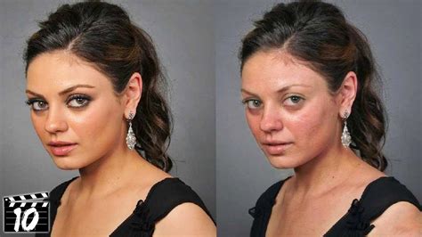 Celebrities With And Without Makeup Photos Saubhaya Makeup
