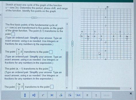 Sketch At Least One Cycle Of The Graph Of The