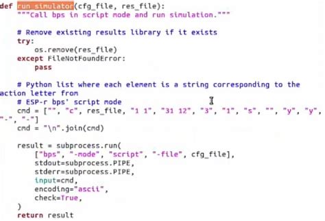 Automating Tasks In Esp R Esru Software Documentation