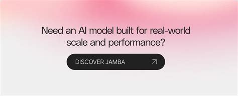 Introducing Jamba AI S Groundbreaking SSM Transformer Model AI