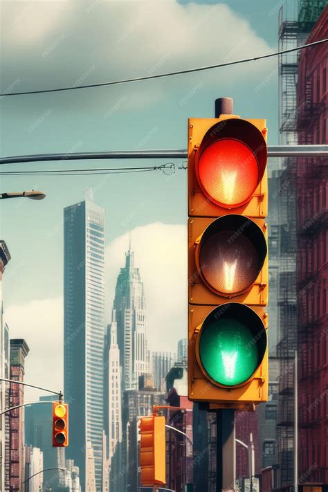 a semaphore traffic control and regulation concept premium ai