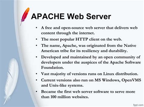 Apache Web Server Pptx
