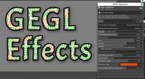 Gimp Layer Effects Filter Plugin New Version Release Gegl Effects Has Had A Big Overhaul With