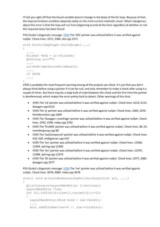 Documenting Bugs In Doxygen PDF