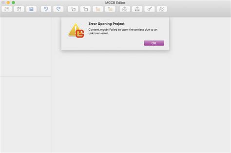 Build Error Or Unable To Open Mgcb Project On Brand New Project On Catalina · Issue 7423