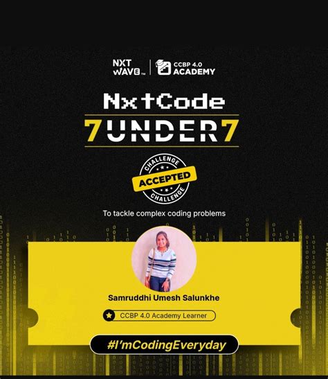 Codingeveryday Codingjourney Techinnovation Nxtwave