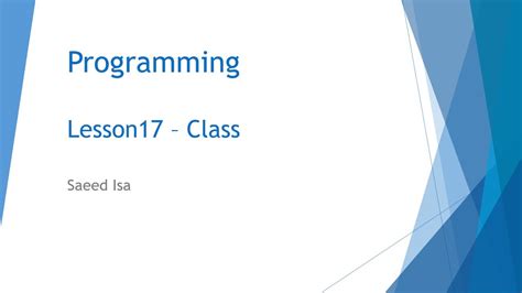 Class برمجة البايثون الدرس 17 الكلاس Youtube