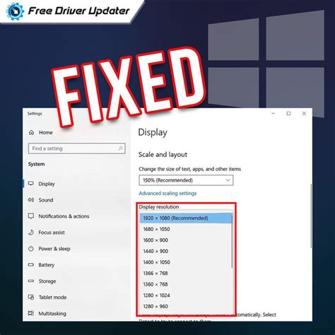 Stretched Screen Horizontally Issues In Windows 10 Fixed Windows 10 Display Resolution Windows