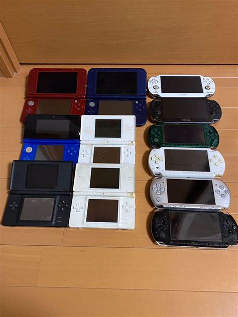 【全体的に状態が悪い】【1円スタート】nintendo 任天堂 3ds 3dsll Dslite Psp Ps Vita 本体ジャンクまとめ