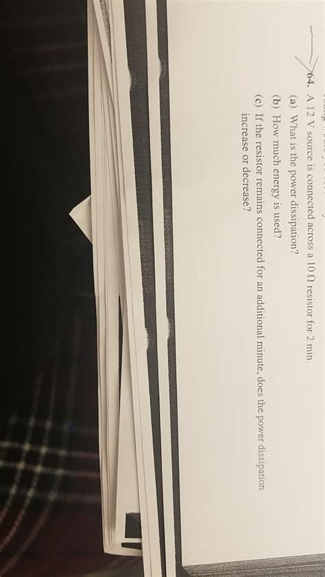 Solved A V source is connected across a Ω resistor Chegg com