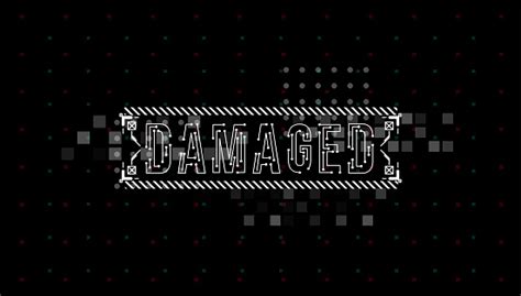 손상 인쇄 및 웹에 대 한 Hud 요소가 있는 개념적 레이아웃 미래의 사용자 인터페이스 요소와 레터링 0명에 대한 스톡 벡터 아트 및 기타 이미지 Istock