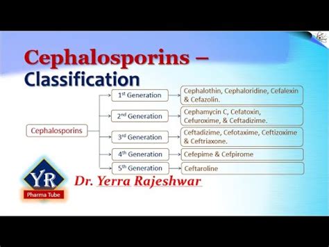 Antibiotics Cephalosporins Classification Classification Of