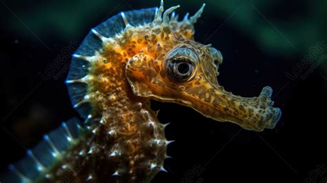 놀라운 수중 클로즈업 수정처럼 맑은 배경에서 포착된 장엄한 해마 로즈 배경 위로 배경 맑은 배경 이미지 Hd 로즈 위로 맑은 배경 사진 무료 다운로드 Lovepik