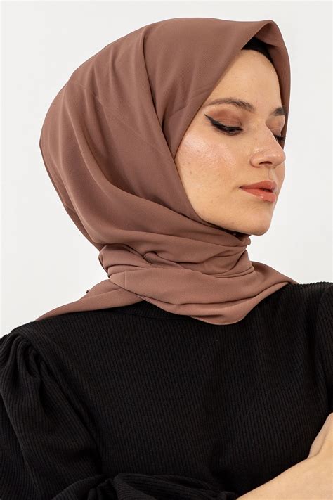 15658 Violet Eşarp Vizon Tekbir