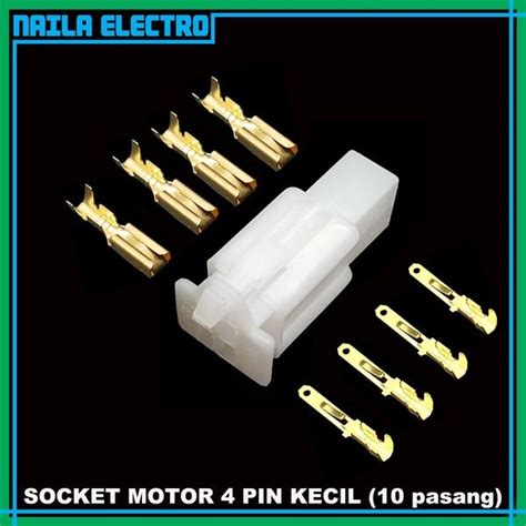 Jual Socket Motor Pin Kecil Pasang Soket Motor Konektor Skun Motor Kota Surabaya GPT