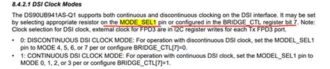 DS UB AS Q 选择外部DSI时钟的情况下如果DSI CLOCK丢失FPD LINK会不会断开链接 接口论坛 接口 E E 设计支持