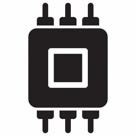 Chip Computer Electronic Hardware Ic Microchip Processor Icon Download On Iconfinder