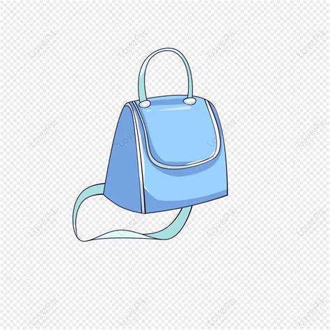 파란 가방 Png 일러스트 무료 다운로드 Lovepik