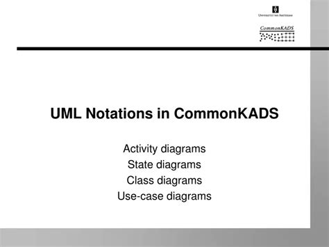 ppt uml notations in commonkads powerpoint presentation free download id 8748870