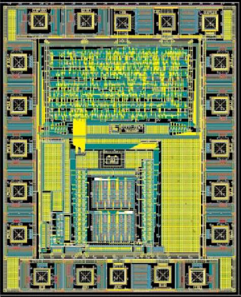 Layout Of The 10 Bit Sar Adc Download Scientific Diagram
