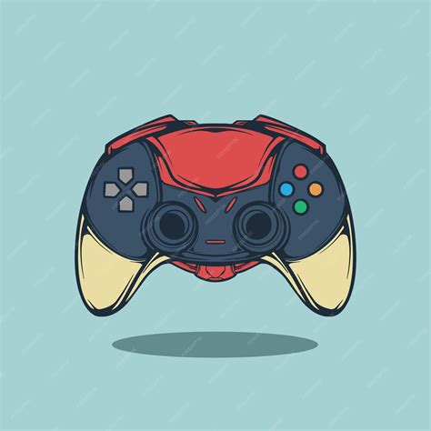 Premium Vector Joystick Game Controller Vector Illustration