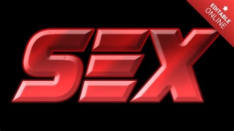 Sex Ruby Text Effect Generator
