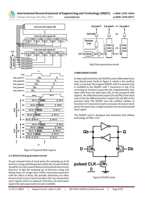 Design Of Pulsed Latch Shift Register Pdf