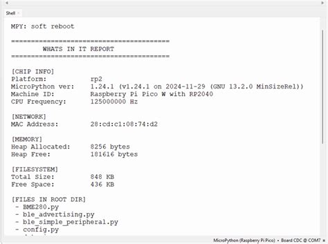 Micropython Esp32 Esp8266 Obtenez Des Informations Sur Lappareil